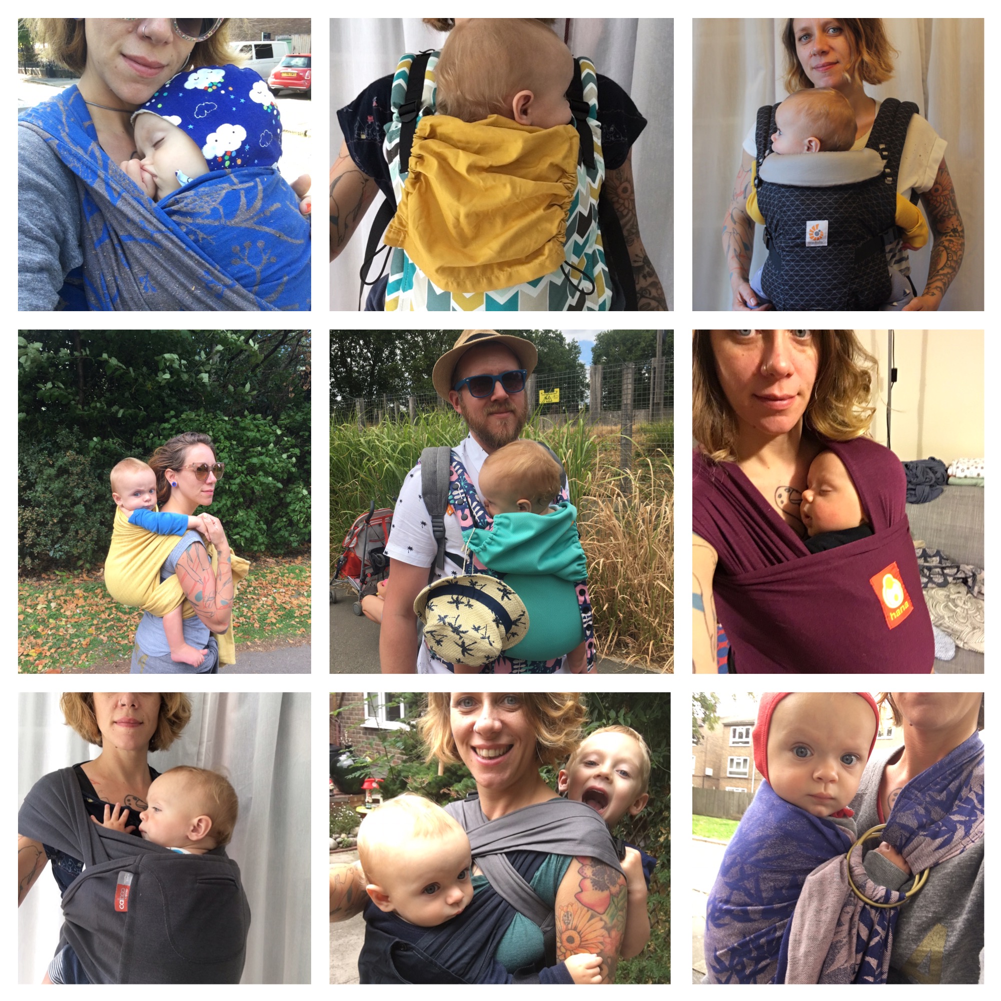 The library – Wrap a Hug Sling Library East London